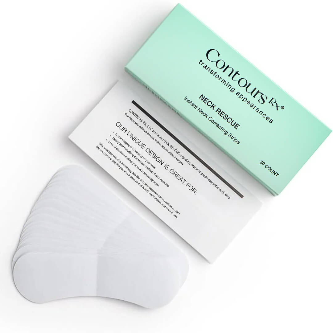 Neck Rescue | Neck Lift Tightening Strip | Contours Rx